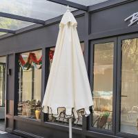 China Travel Design Style 38MM Aluminum Alloy Rope Middle Garden Umbrella for Adults' Needs for sale