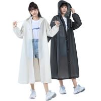 China Portable Raincoat Fashionable Long Poncho for Travel Conventional Size and Solid Color for sale