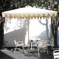 China Travel Design Style 38MM Aluminum Alloy Rope Middle Garden Umbrella for Adults' Needs for sale
