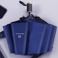 China Folding Umbrella Customized Logo for Sunblock and Rain Protection in All Weather Business for sale