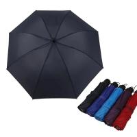 China Custom Black Wood Aluminum Hand Commerical Foldable Umbrella with Minimalism Style for sale