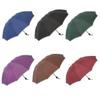 China Custom Black Wood Aluminum Hand Commerical Foldable Umbrella with Minimalism Style for sale