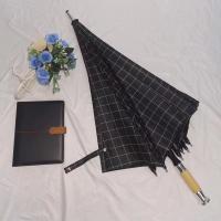 China Large Waterproof Japanese and Korean Style Plaid Golf Umbrella Custom Logo Made in Japan for sale