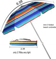 China Stylish Sunshade Patio Umbrella with Tassels and Customized Logo Printing for sale