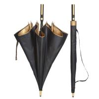 China 120cm Open Diameter X103 UV Protect Golden Coating Umbrella for Business and Golfing for sale