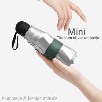 China Mini Pocket Manual Umbrella with Customized Logo Print and Aluminium Fiberglass Ribs for sale