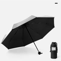 China Mini Pocket Manual Umbrella with Customized Logo Print and Aluminium Fiberglass Ribs for sale