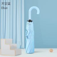 China Girls' Three-folding Sunblock Umbrella with UV Protection and Dual-purpose Function for sale