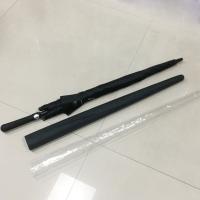 China Industry Manual Control Reflective Advertising Golf Umbrella with Fiberglass Ribs for sale