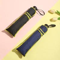 China Solid Color Business Umbrella with Printing Logo Double Folding Design Open Diameter 106cm for sale