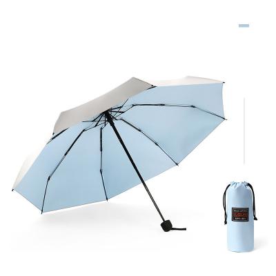 China Umbrella Product Five-fold Compact with Manual Control Cooling and UV Protection for sale