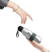 China Umbrella Product Five-fold Compact with Manual Control Cooling and UV Protection for sale