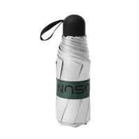 China Umbrella Product Five-fold Compact with Manual Control Cooling and UV Protection for sale