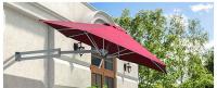 China Outdoor Villa Patio Telescopic Folding Sun Umbrella with Air Vent and All in 1 Function for sale