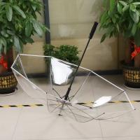 China Extra Large Windproof PVC Umbrella Transparent Golf Umbrella with Personalized Logo for sale