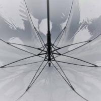 China Extra Large Windproof PVC Umbrella Transparent Golf Umbrella with Personalized Logo for sale
