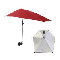 China Upgrade Your Baby Travel Experience with Silver Coating Hook Fish Umbrella for sale
