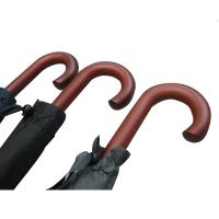 China 27 Inch 16 Ribs Golf Straight Umbrella with Wooden Handle Personalized Customized Item for sale
