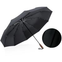 China Business Three Fold Reinforced Windproof Umbrella with 25 Inch Large Umbrella Surface for sale