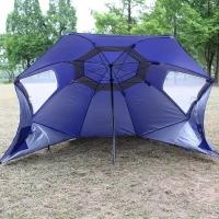 China Multifunctional Assembly Tent Beach Umbrella for UV Protection and Windproof Design for sale