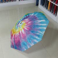 China Full Painting Manual 3 Folding Personalized Customized All in 1 Minimalism Style Umbrella for sale