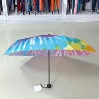 China Full Painting Manual 3 Folding Personalized Customized All in 1 Minimalism Style Umbrella for sale