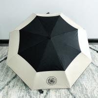 China Stay Protected in Style Camellia UV Protection Three-Folding Umbrella for Korean Women for sale