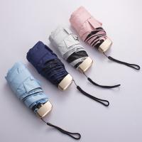 China Agile Supply Chain Umbrella Manual Open Tiny Mini 5Folding Customized with Logo Print for sale