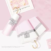 China Customized Curved Handle Sunshade Umbrella UV Protection Compact and Portable for Women for sale