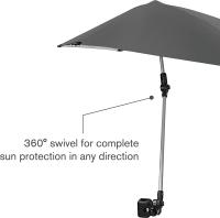 China Outdoor Camping Beach Usage Sport Versa Umbrella with SPF 50 and Universal Clamp clip for sale