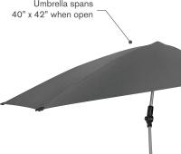China Outdoor Camping Beach Usage Sport Versa Umbrella with SPF 50 and Universal Clamp clip for sale