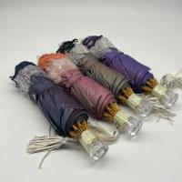 China Sequin Embroidered Rose Adult Umbrella with Windproof Function and Lightweight Design for sale