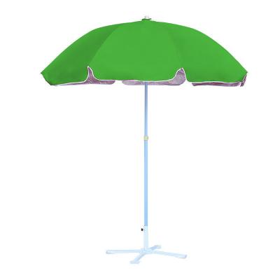 China Custom Sublimation Printed Anti-UV Outdoor 36/48/52/60 Inch 8 Ribs Sun Beach Umbrella for sale