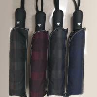 China Adults Stock 3 Fold Windproof Automatic Umbrella with All in 1 Function BSCI for sale