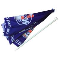 China 2.4 Meters Open Diameter Customized Logo Pongee Beach Umbrella for Outdoor Advertising for sale