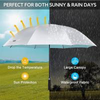 China Travel Design Style Golf Umbrella with Automatic Windproof Function and Long Handle for sale
