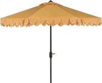 China Plastic Tips Iris Fashion Line Auto Tilt Black and White 9 inch Small Beach Umbrella for sale