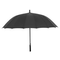 China Fiberglass Frame 16 Bone Straight Advertising Golf Umbrella for Business Hotel Gift for sale