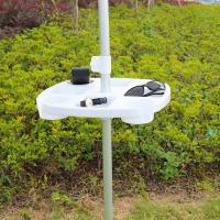 China PP Cup Holder and Plastic Tray Accessories for Minimalist Style Outdoor Beach Umbrella for sale