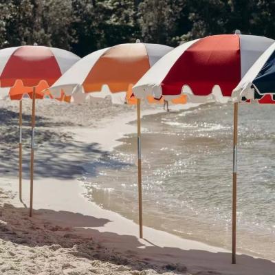 China Outdoor Auto 1.8 M Sun Protection Beach Umbrella for Garden Occasion Customized Design for sale