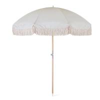 China Outdoor Patio Beach Umbrella with Tassel Sunshade and 29/32 Shaft Korean Style Large for sale