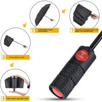 China Men's Business Folding Umbrella with Tire Tread Handle and Breathable Design from German for sale