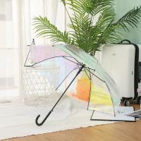China Craftsman Design Glitter Effect Magic Change Color Reflective Multicolor POE Umbrella for sale