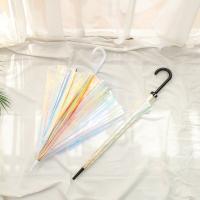 China Craftsman Design Glitter Effect Magic Change Color Reflective Multicolor POE Umbrella for sale