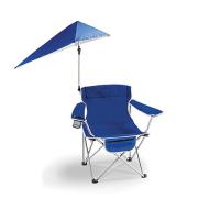 China Portable Backpack Beach Chair with Adjustable Umbrella and Customized Color 50*50*80cm for sale