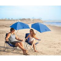 China Portable Backpack Beach Chair with Adjustable Umbrella and Customized Color 50*50*80cm for sale
