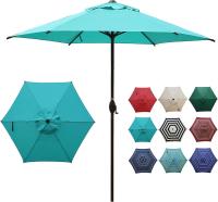 China Custom Logo Print Umbrella Factor Fashion Patio Umbrella with Tassels and Sunshade for sale