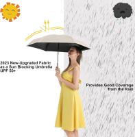 China Sun Protection Lightweight Small Pocket Umbrella with Protective Cover 90cm Open Diameter for sale
