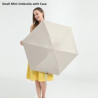 China Sun Protection Lightweight Small Pocket Umbrella with Protective Cover 90cm Open Diameter for sale