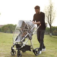 China EVA Customize Weather Shield Clear PVC Baby Stroller Rain Cover for sale